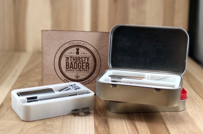 3D Printed Travel Cases - The Thirsty Badger Shave Company